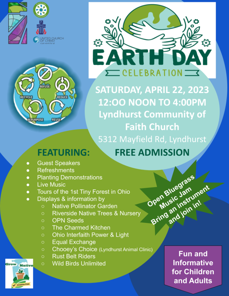 2023 Earth Day Celebration - Lyndhurst Community of Faith Church